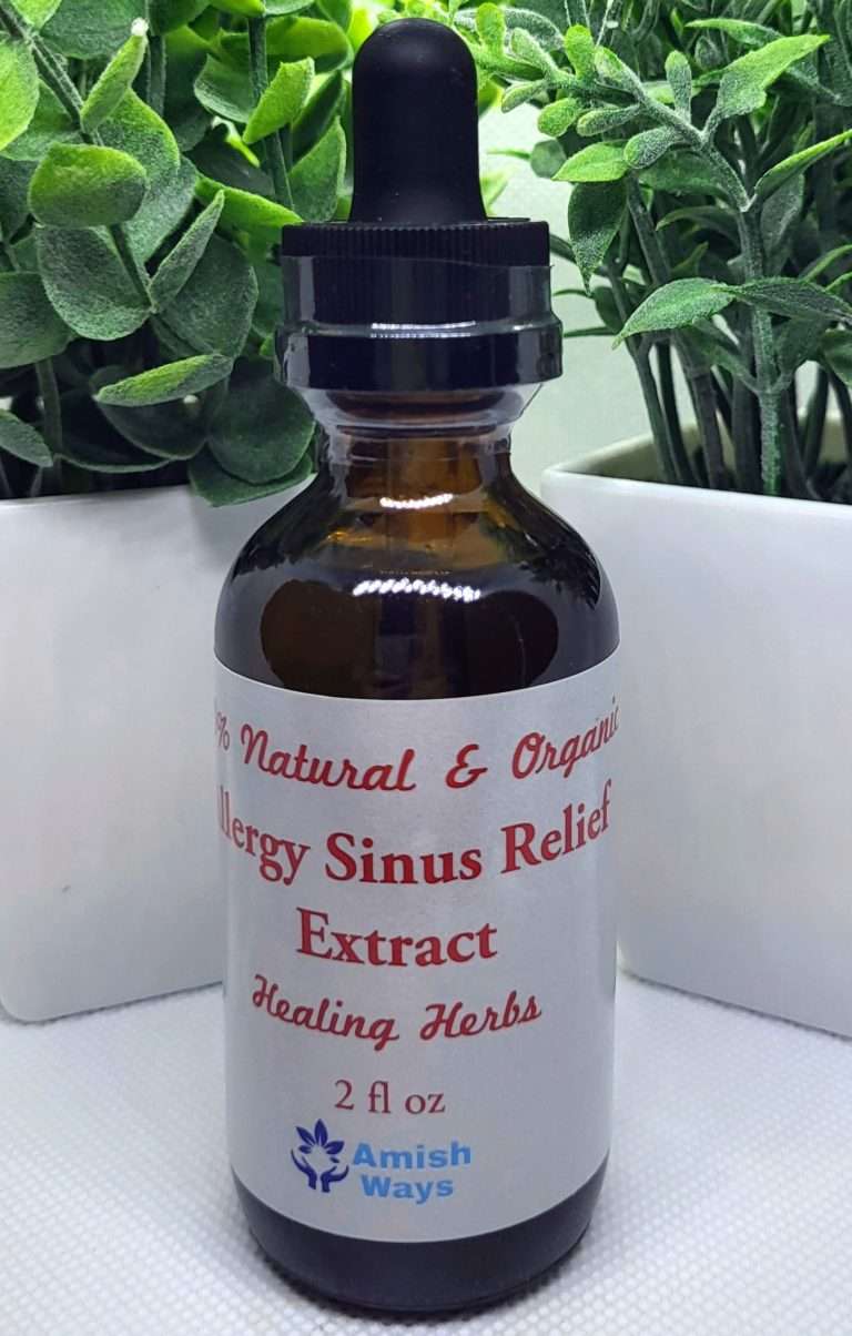 Allergy and Sinus Organic Herbal Extract - Amish Ways